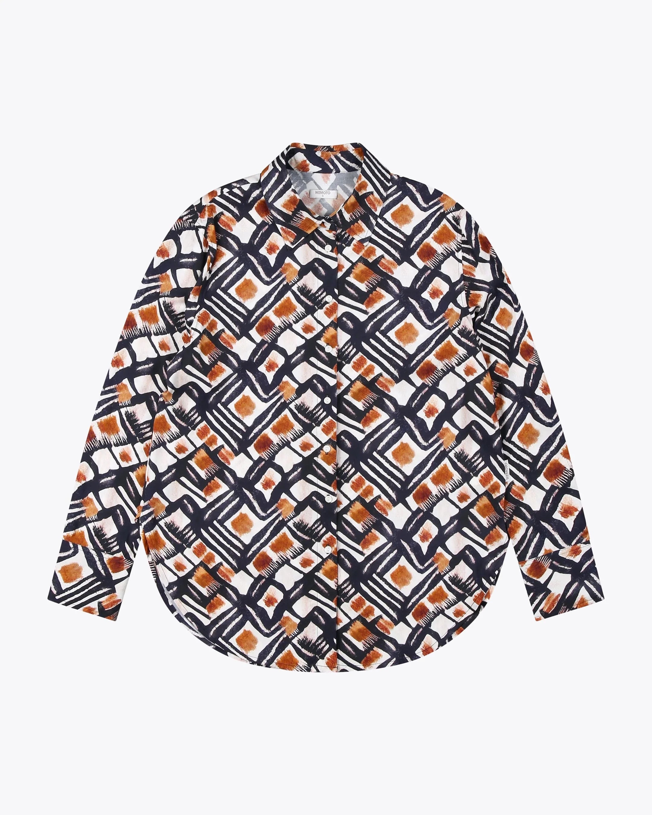 WEMOTO | CAMISA | UNISEX | BONNIE BLACK-MAROON | NEGRO – Tascon